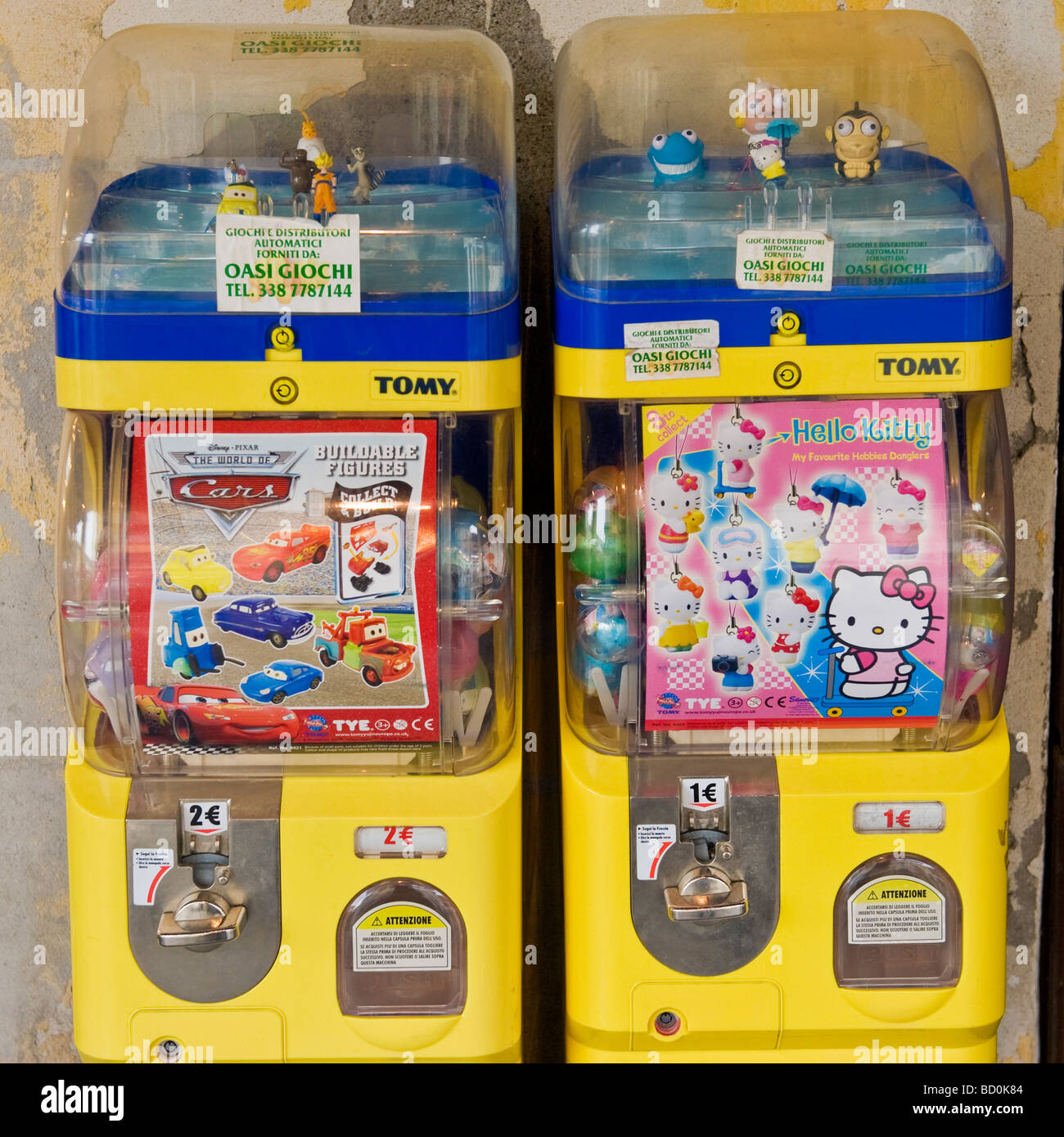 self service equipment toys Stock Photo - Alamy
