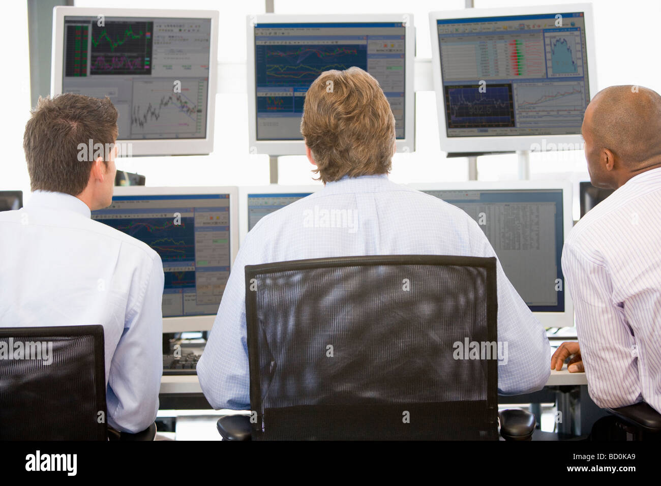 Traders computer hi-res stock photography and images - Alamy