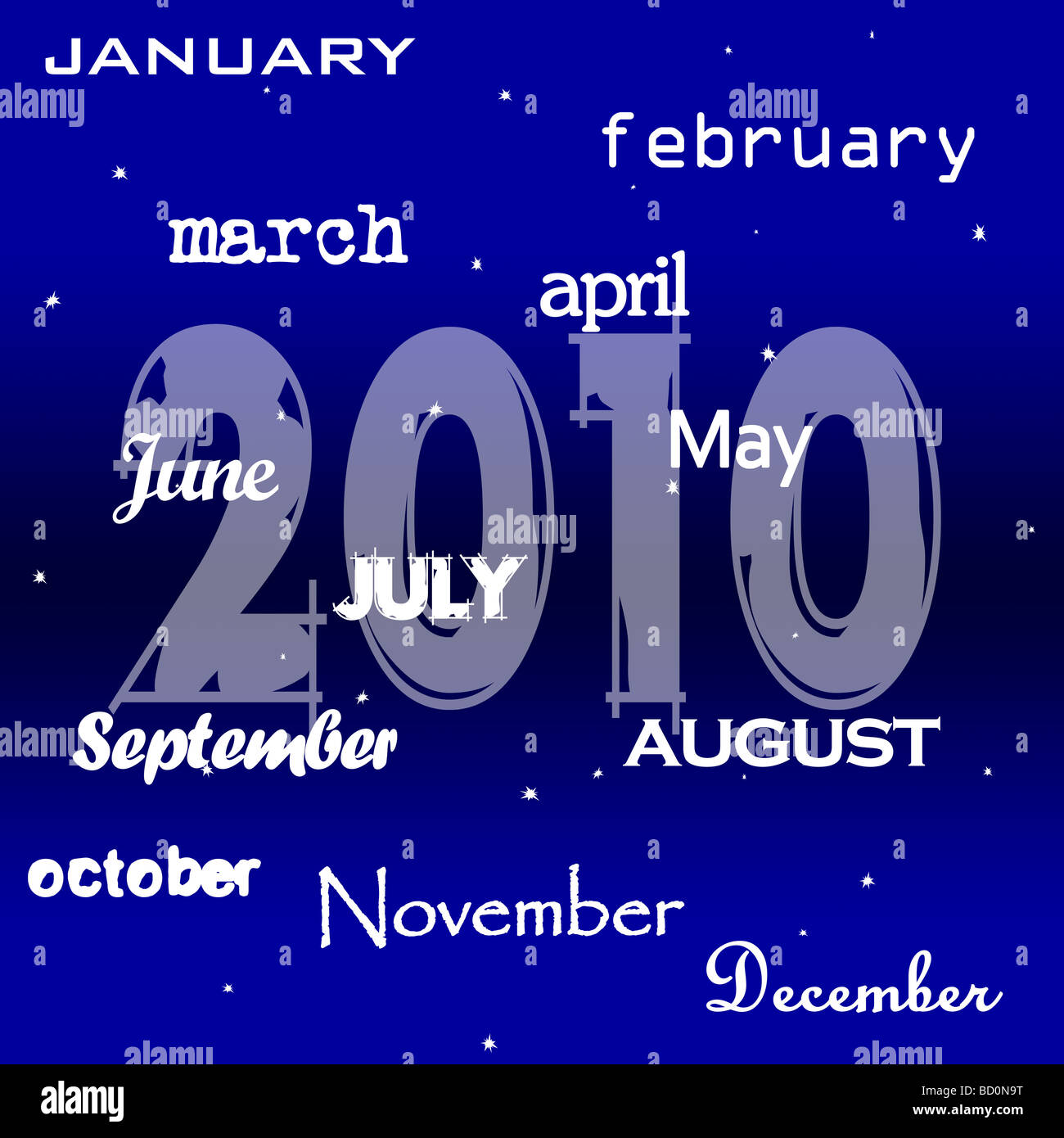 new year months Stock Photo - Alamy