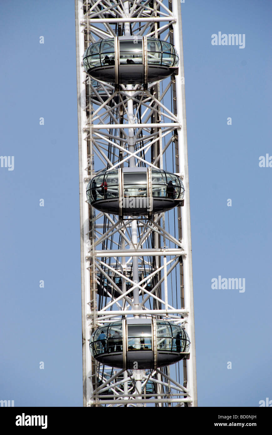 London blue sky observation wheel pod pods hi-res stock photography and ...