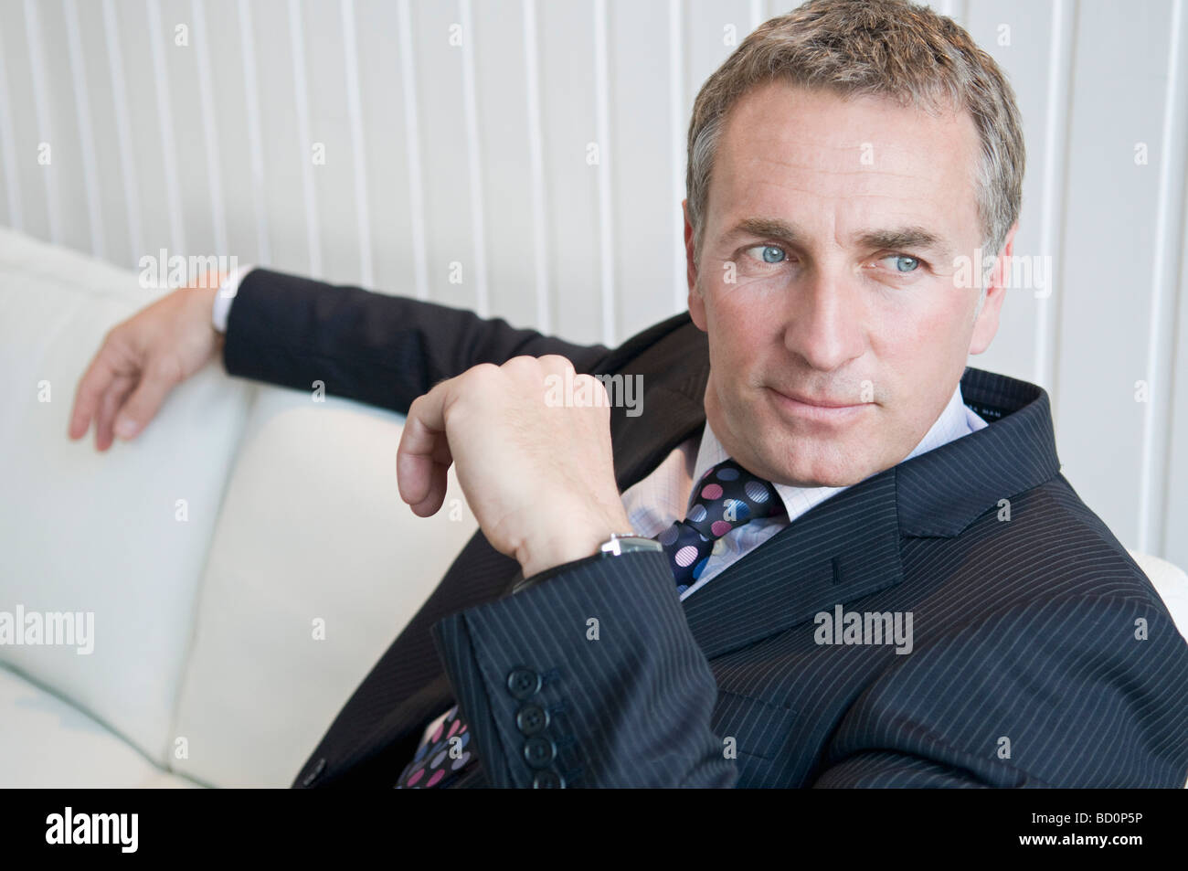 A portrait of a business male Stock Photo - Alamy
