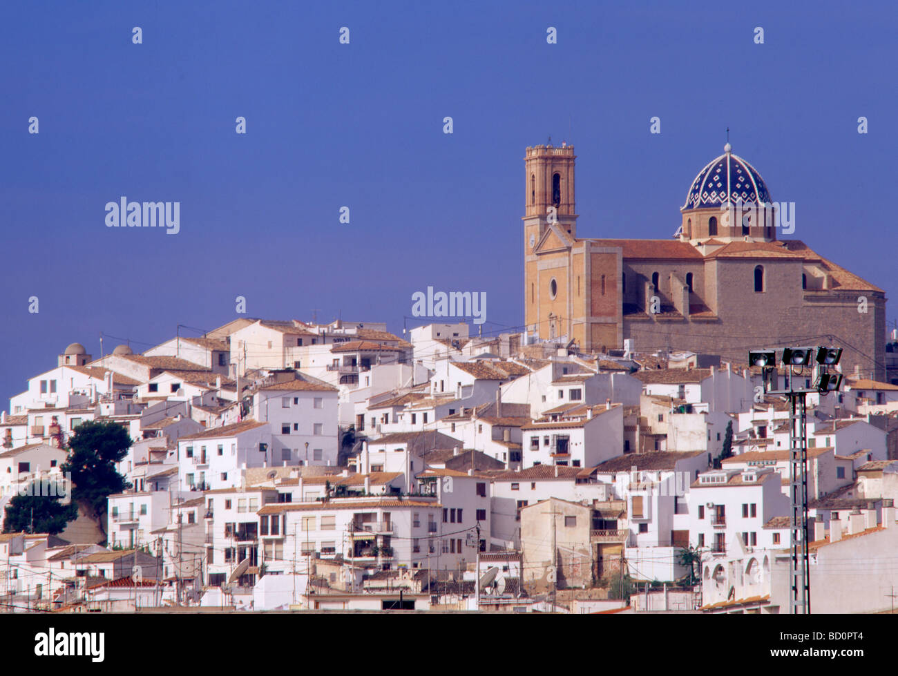 Spain Costa Blanca Altea old town Stock Photo - Alamy