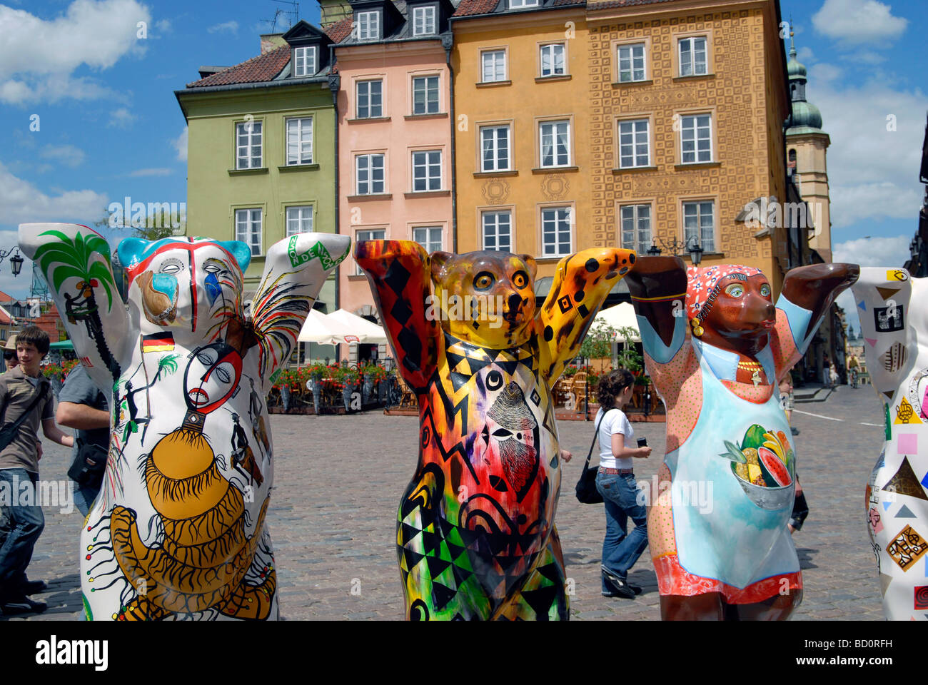United Buddy Bears, toured worldwide by UNICEF, displayed in Castle ...