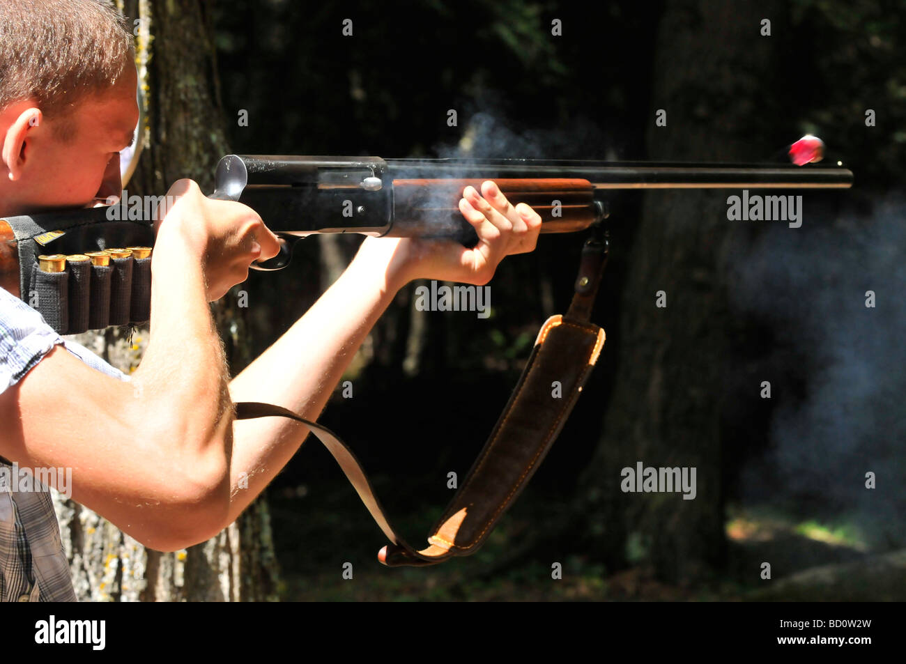 Automatic shotgun hi-res stock photography and images - Alamy