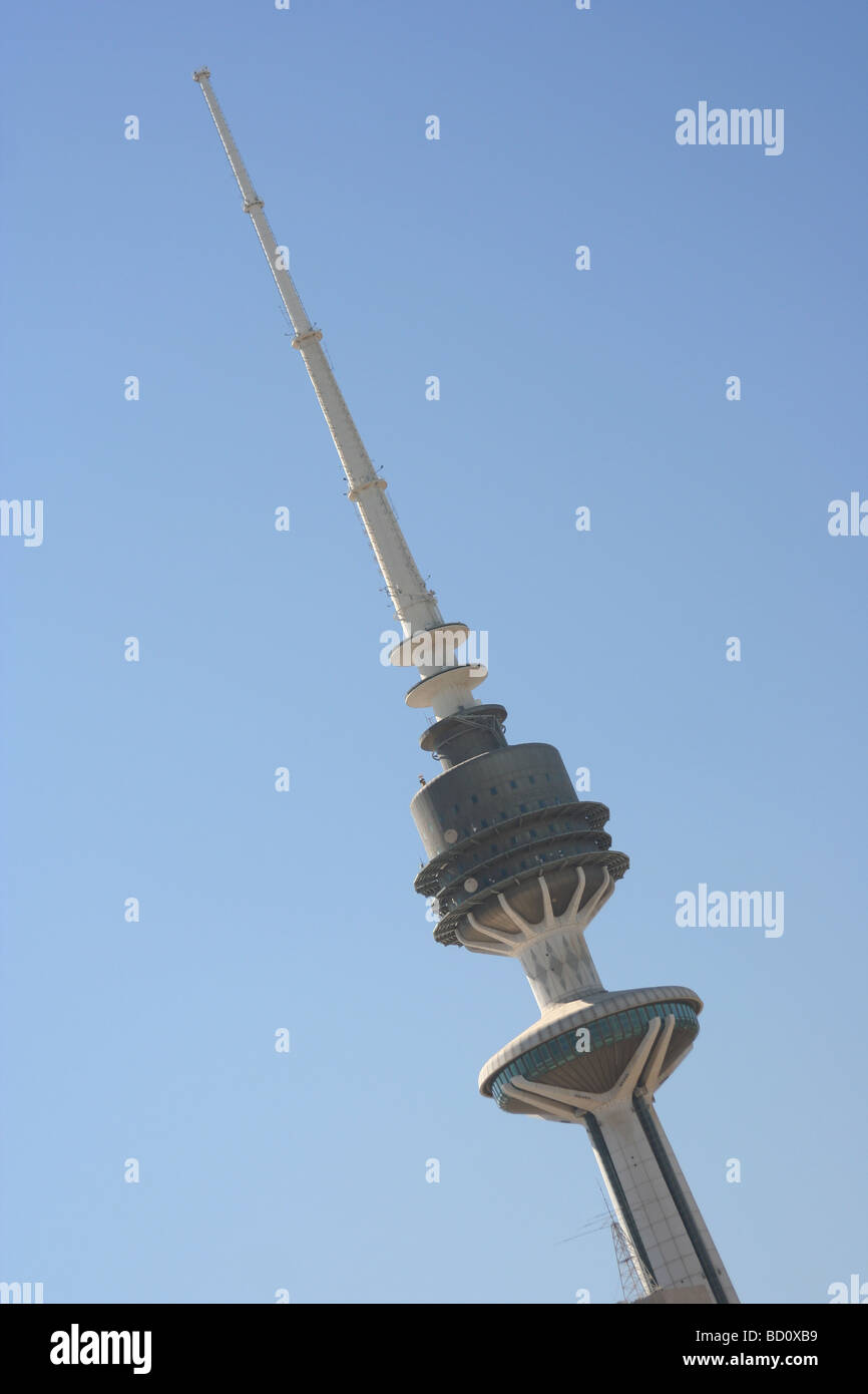 Kuwait Telecommunications Tower Detail Stock Photo - Alamy