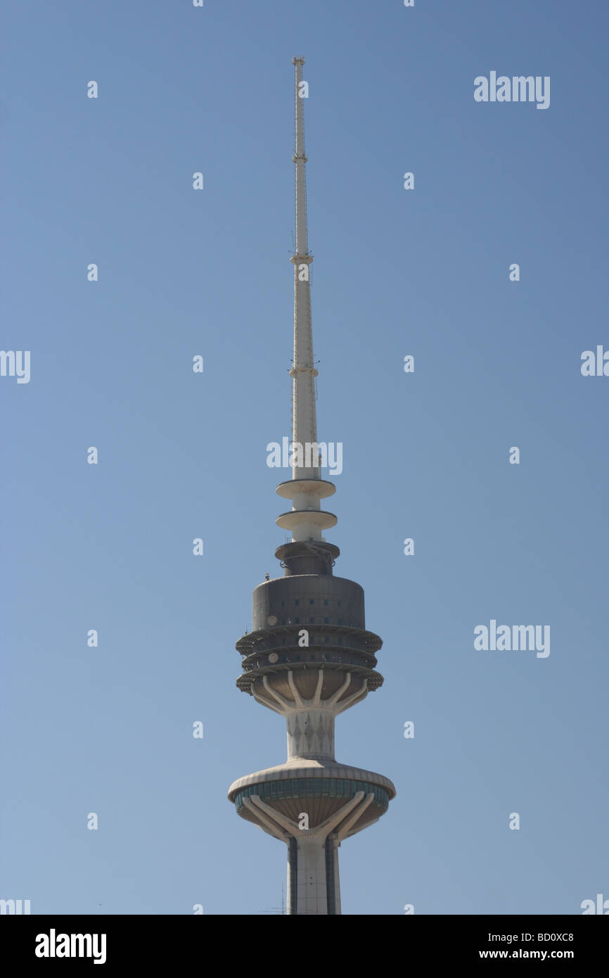 Kuwait Telecommunications Tower Detail Stock Photo - Alamy