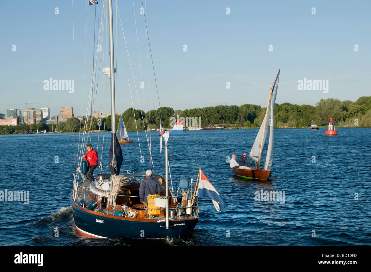 Amsterdam sailing boat Netherlands Het Nieuwe Meer Stock Photo - Alamy