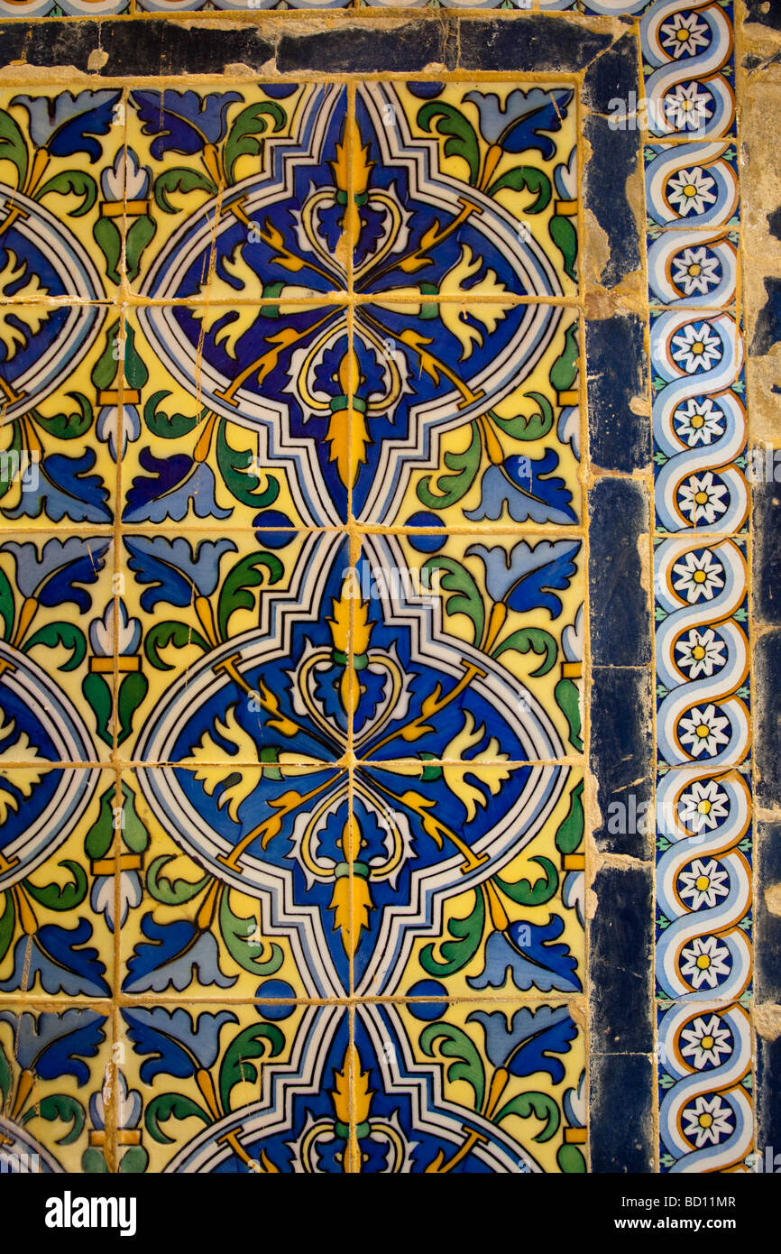 Seville alcazar ceramic tiles hi-res stock photography and images - Alamy