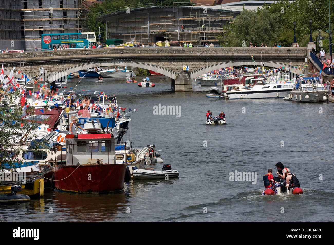 maidstone river festival medway kent england uk europe Stock Photo - Alamy