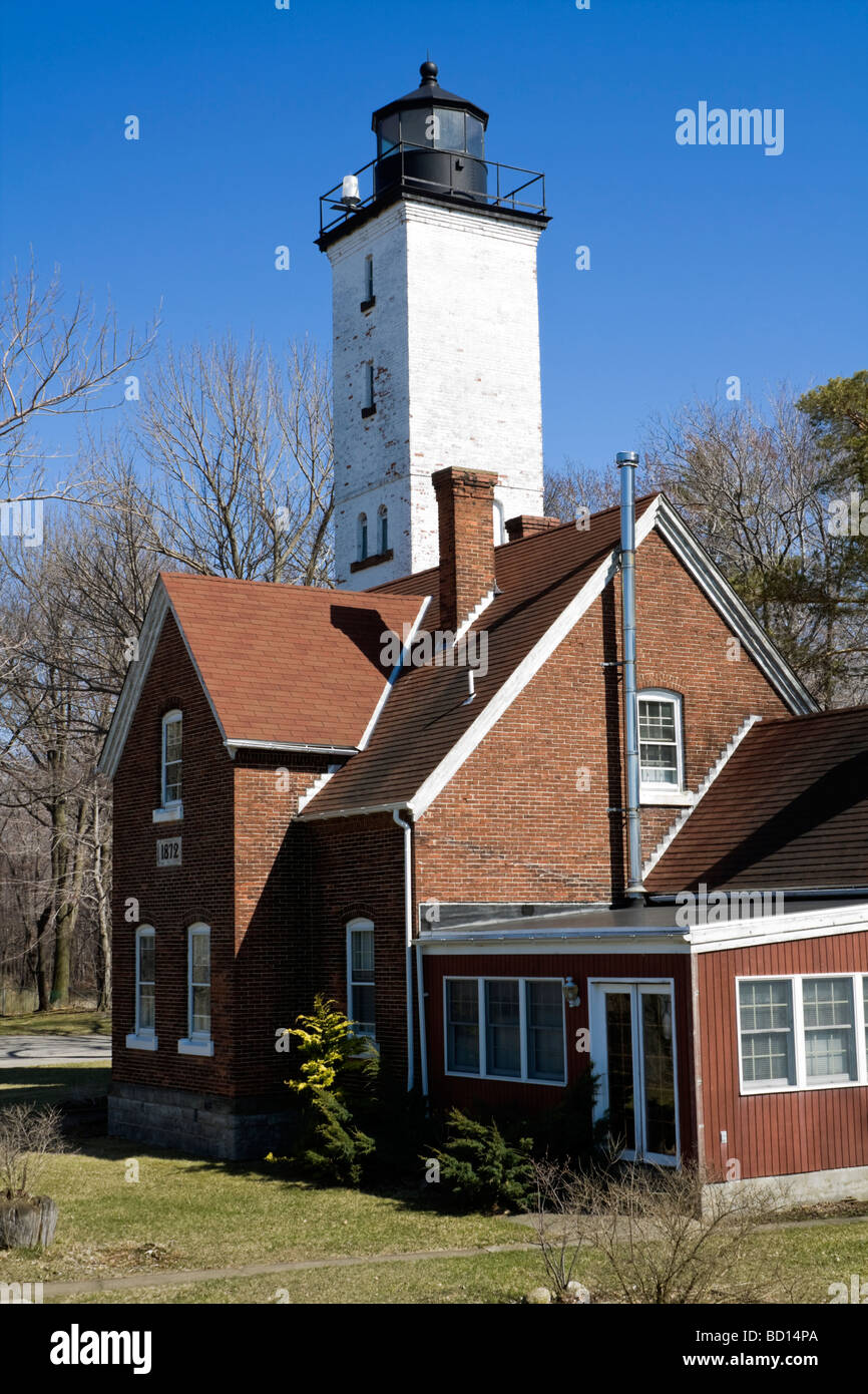 Lighthouse in Erie Eastern Pennsylvania Stock Photo - Alamy