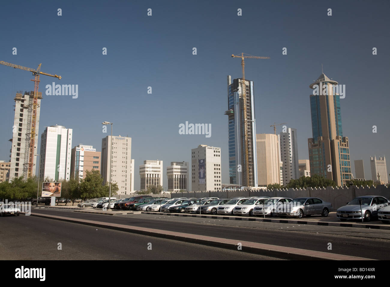 Streetscene Kuwait City Stock Photo - Alamy