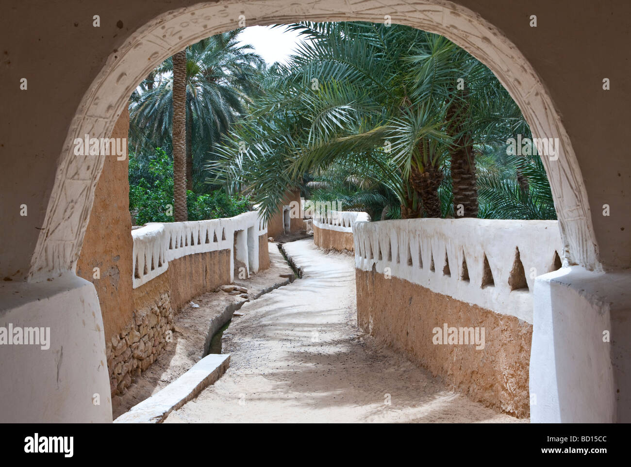 Libya Ghadames the oasis near the old mwdina Stock Photo - Alamy