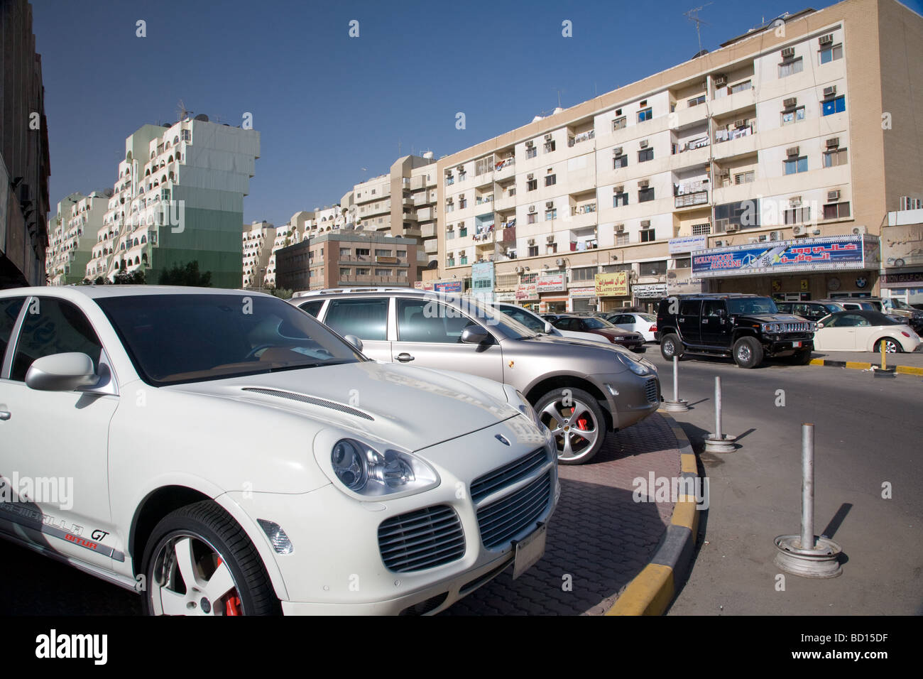 Kuwait City Old Town streetscene Stock Photo - Alamy