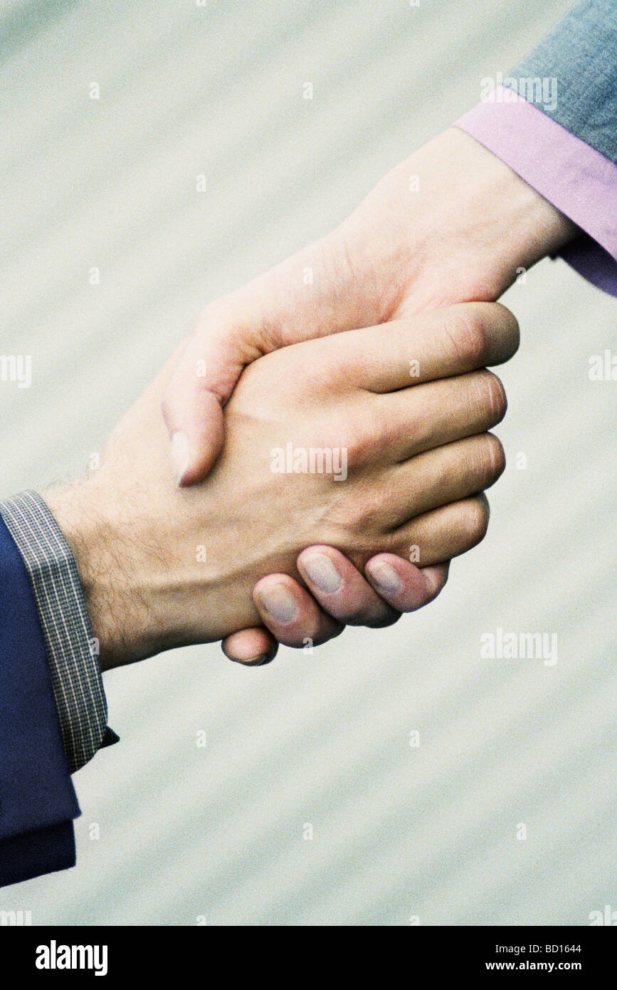 Confident handshake between professionals Stock Photo - Alamy