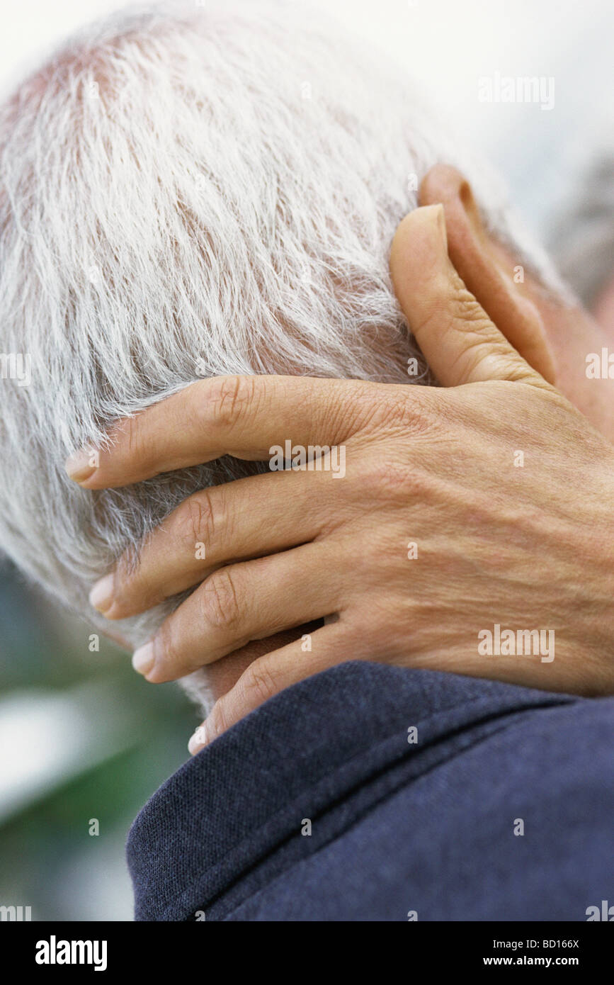 Touching mans back hi-res stock photography and images - Alamy