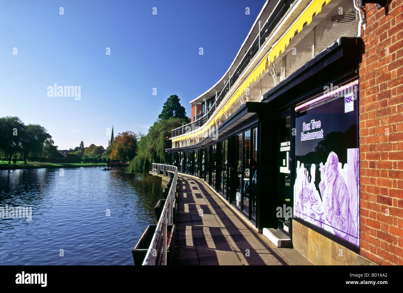 The RSC theatre balcony and restaurant of the Royal Shakespeare Company ...