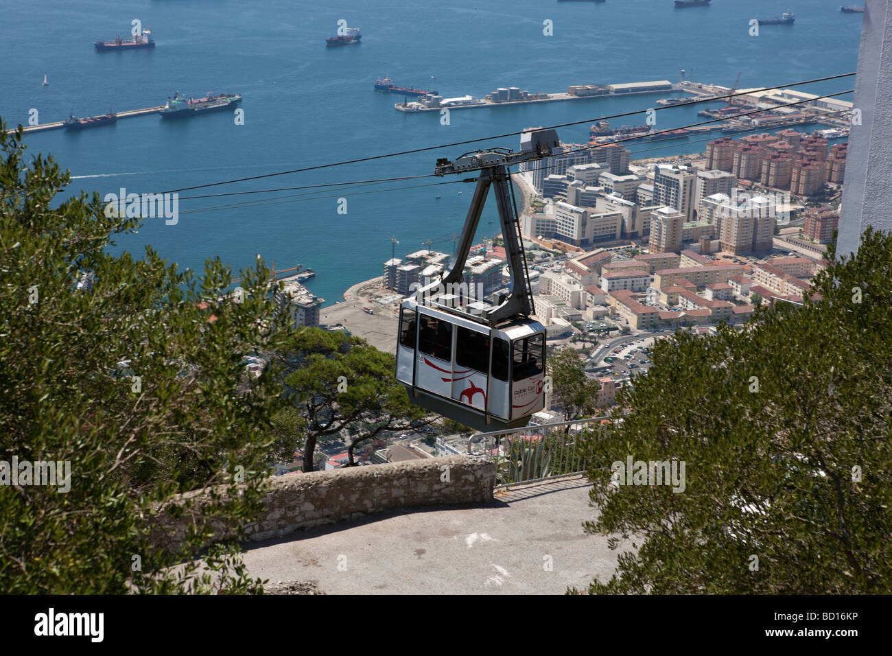 CableCar. Gibraltar. Europe Stock Photo - Alamy