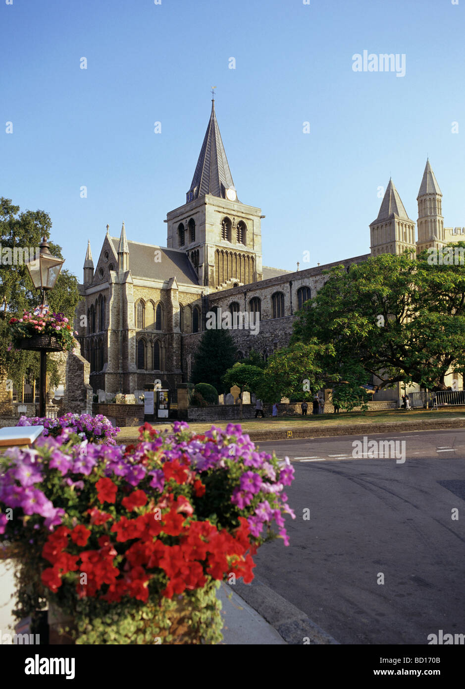Rochester Cathedral Cathedral Church Christ High Resolution Stock ...