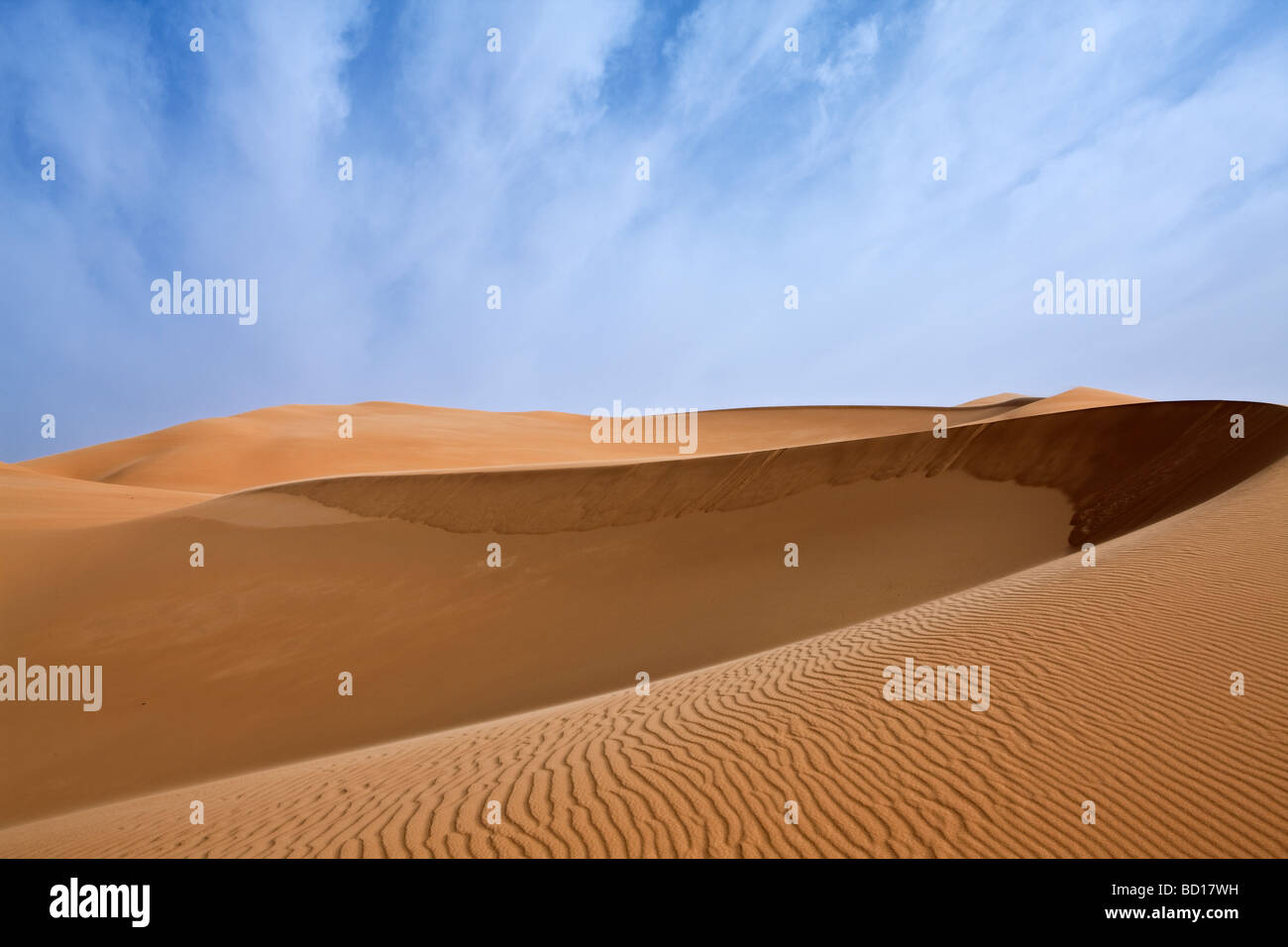 Libya Sahara desert the Ubari dunes area Stock Photo - Alamy