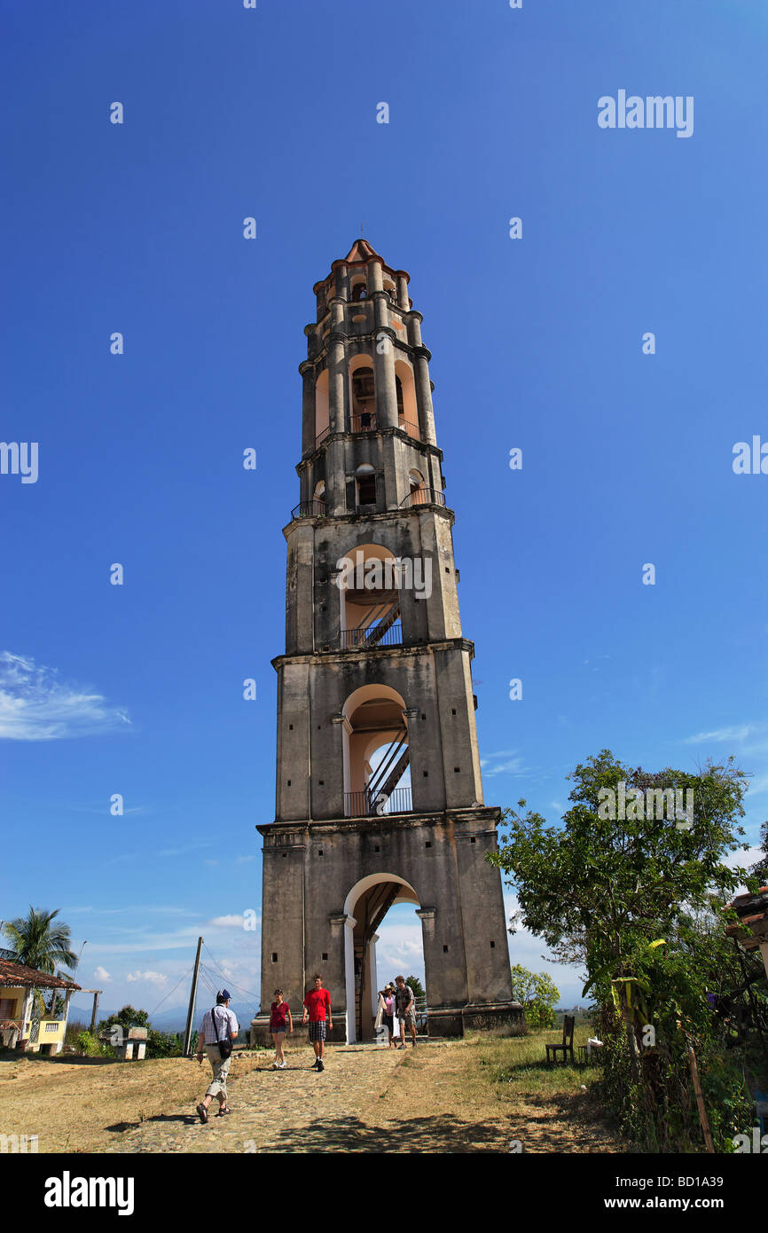 The tower at Manaca Iznaga estate Valle de los Ingenios Trinidad Sancti ...