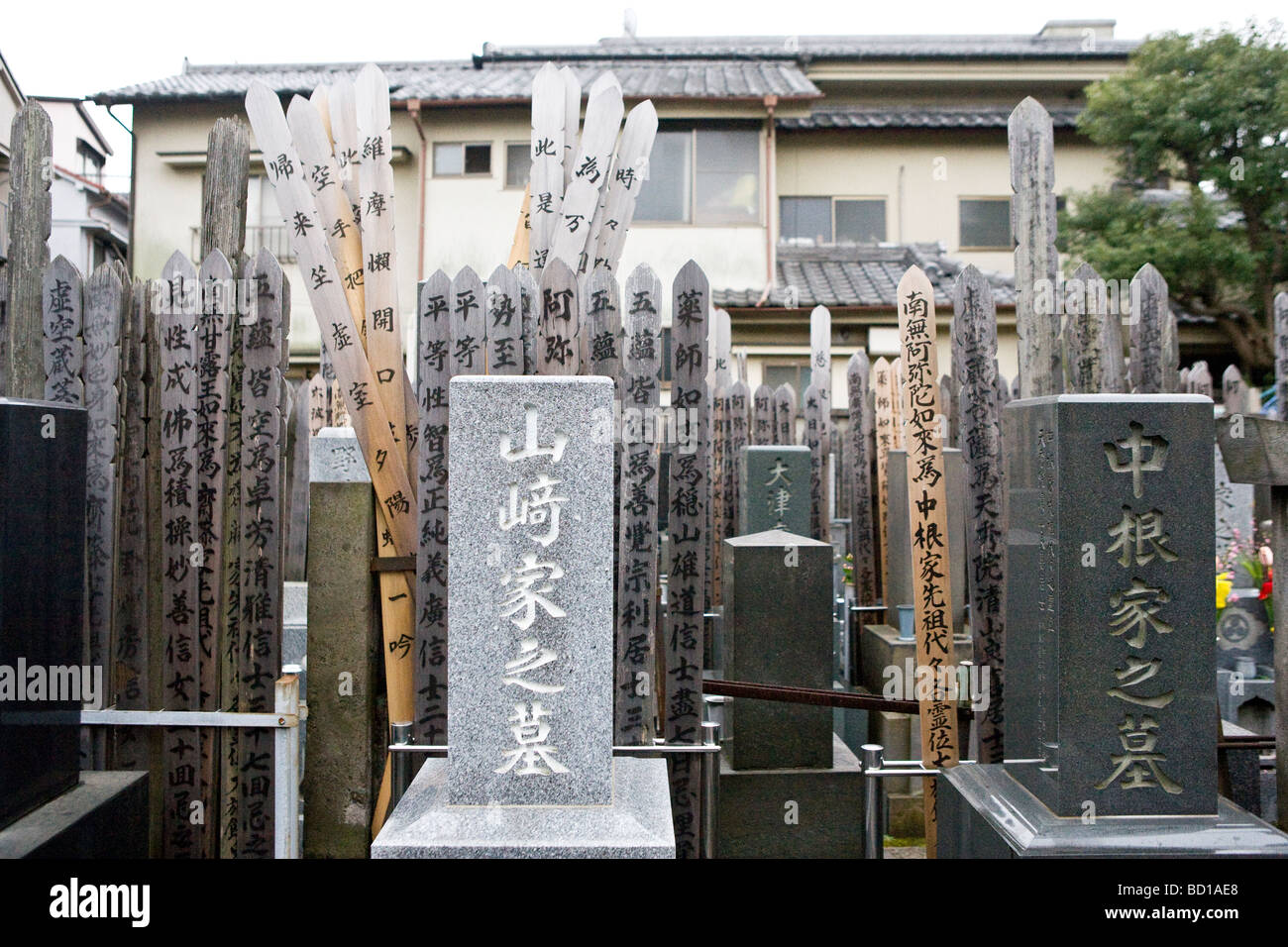 A traditional Japanese cemetery in Tokyo, Japan Stock Photo - Alamy