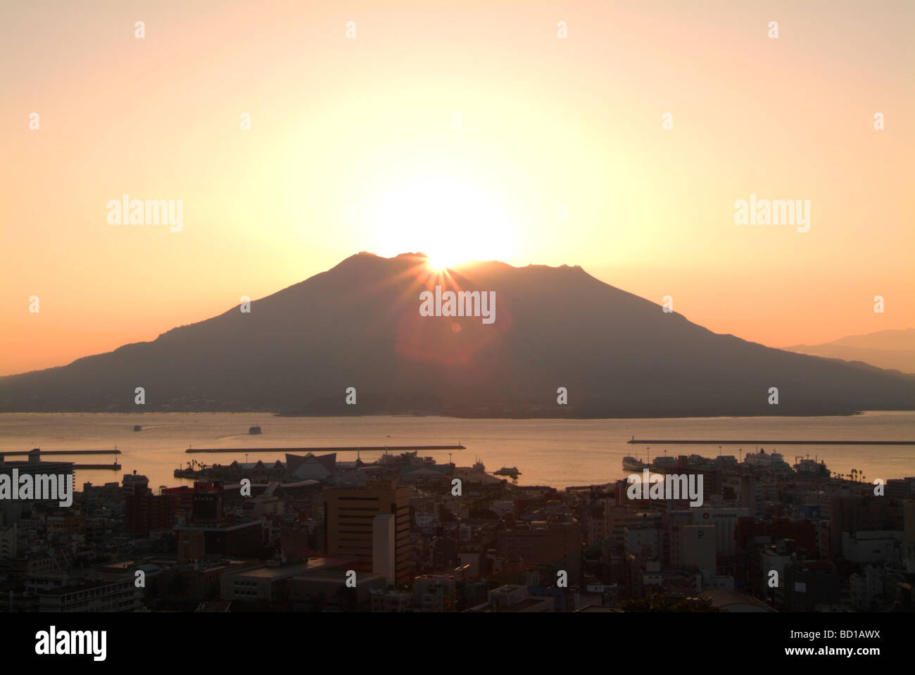 Sakurajima Kagoshima Prefecture Kyushu Japan Stock Photo - Alamy
