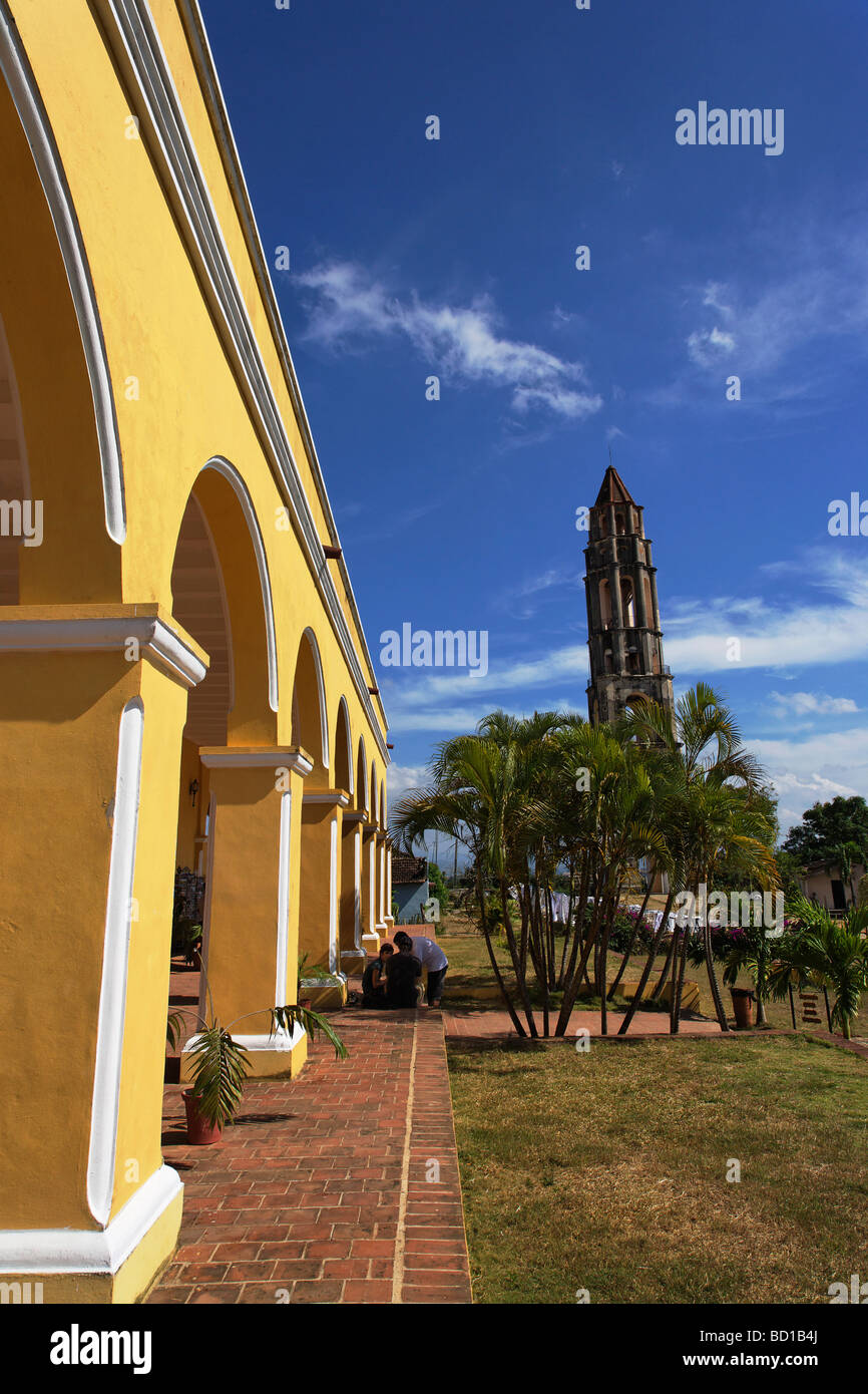 The tower at Manaca Iznaga estate Valle de los Ingenios Trinidad Sancti ...