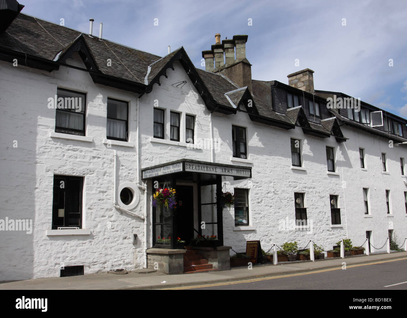 exterior Breadalbane Hotel Aberfeldy Perthshire Scotland July 2009 ...