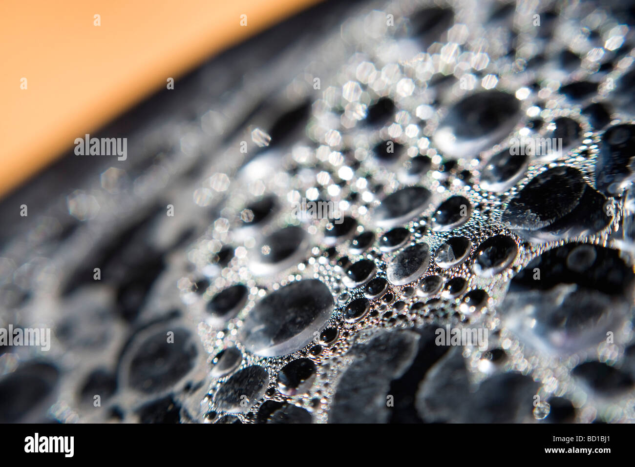 Bubbly water surface, extreme close-up Stock Photo - Alamy