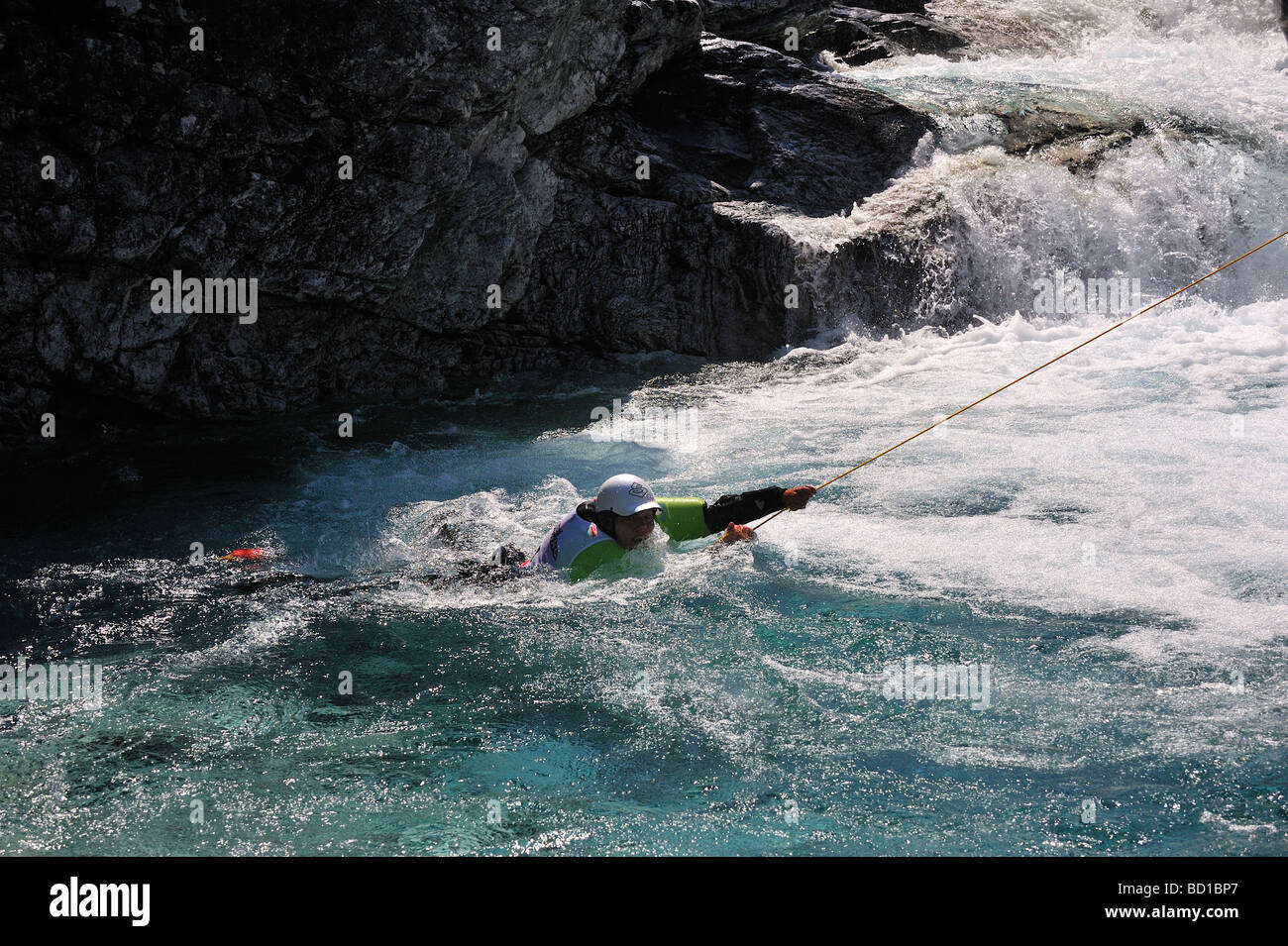 Whitewater kayaking competition hi-res stock photography and images - Alamy