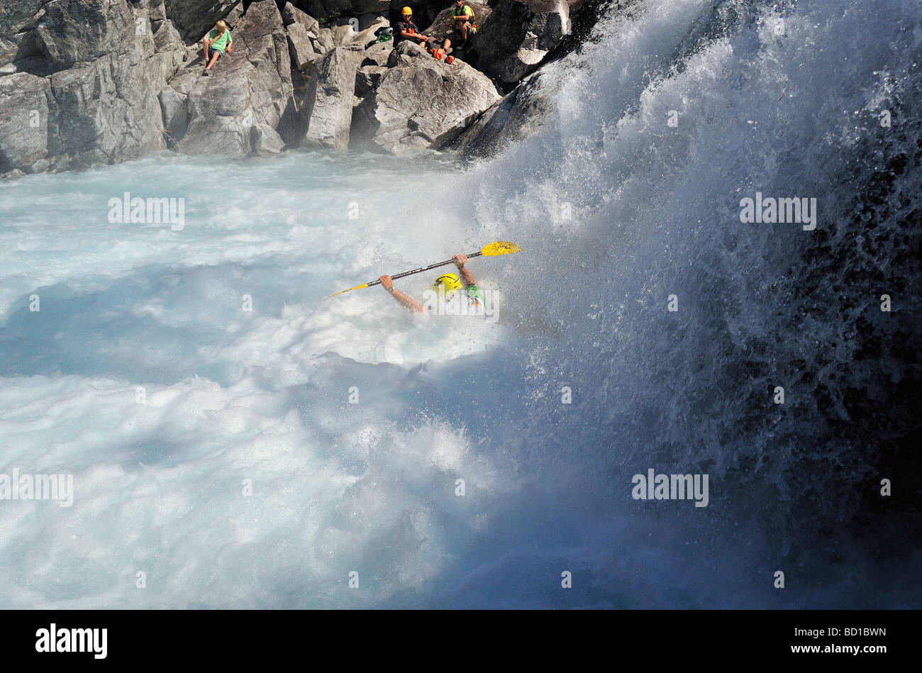 Kayak waterfall hi-res stock photography and images - Alamy