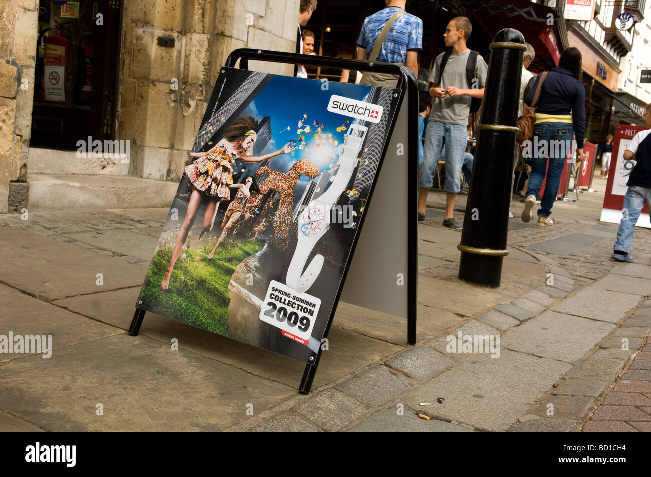 Advertising Swatch Group Stock Photo - Alamy