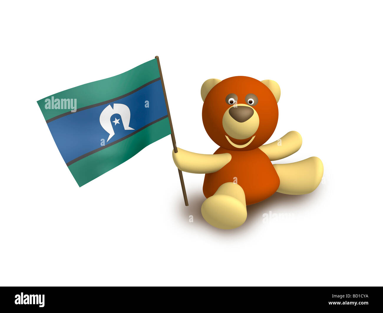 Torres Strait Islander flag Stock Photo - Alamy