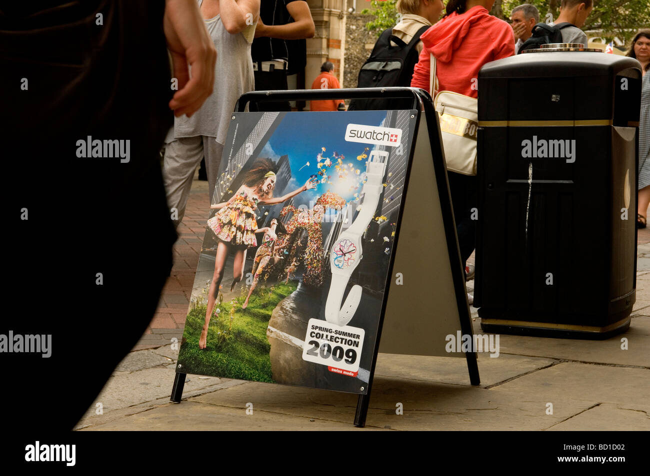 Advertising Swatch Group Stock Photo - Alamy