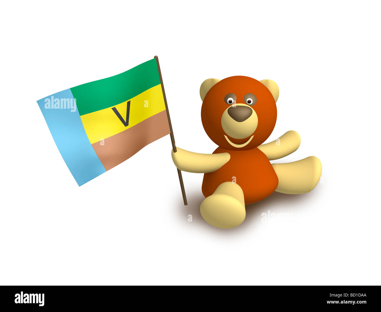 Venda South African homeland flag Stock Photo - Alamy