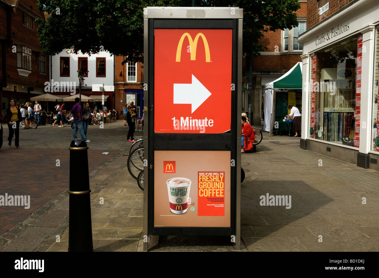 Mcdonalds coffee advertising hi-res stock photography and images - Alamy