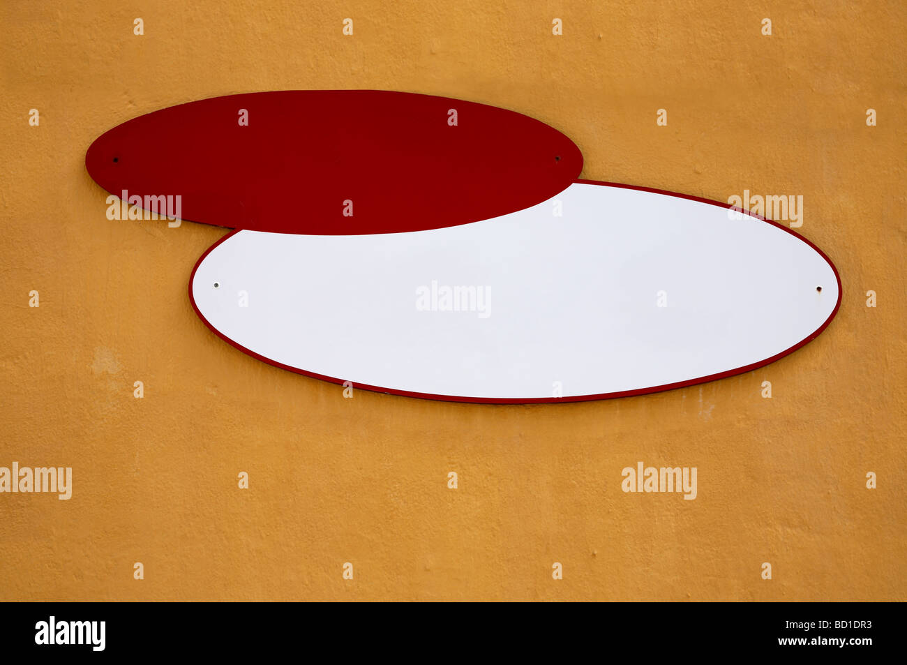 Red white signs hi-res stock photography and images - Alamy