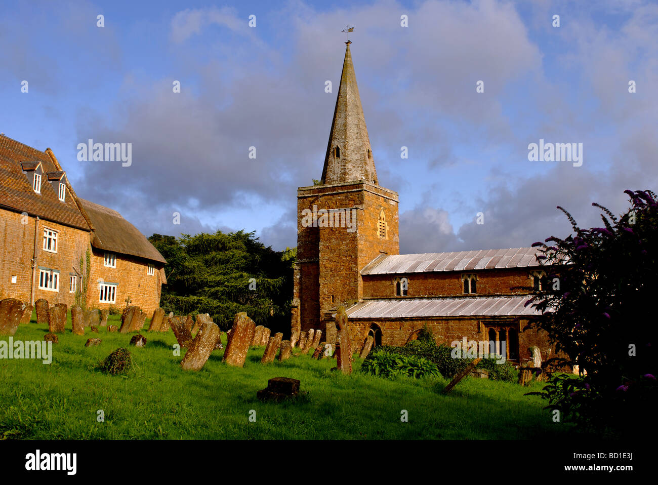 St. Lawrence Church, Shotteswell, Warwickshire, England, UK Stock Photo ...
