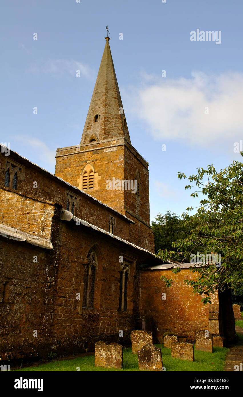 St. Lawrence Church, Shotteswell, Warwickshire, England, UK Stock Photo ...