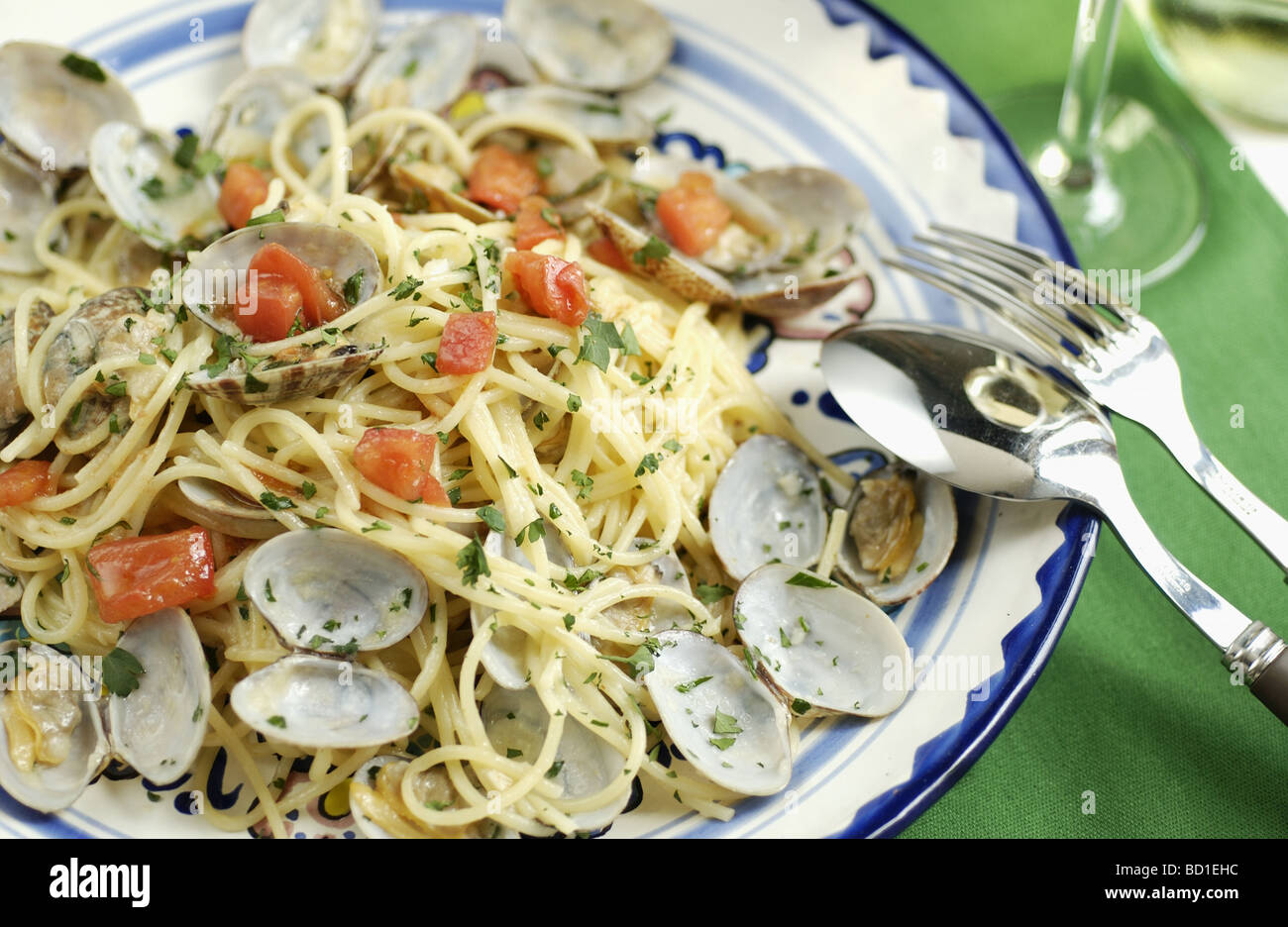 Spaghetti alla Vongole Stock Photo - Alamy