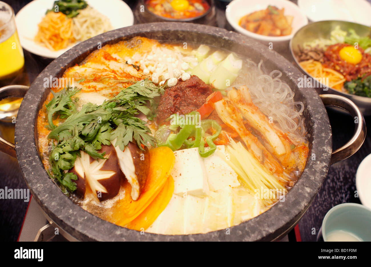 Kimchee pot dish Stock Photo - Alamy