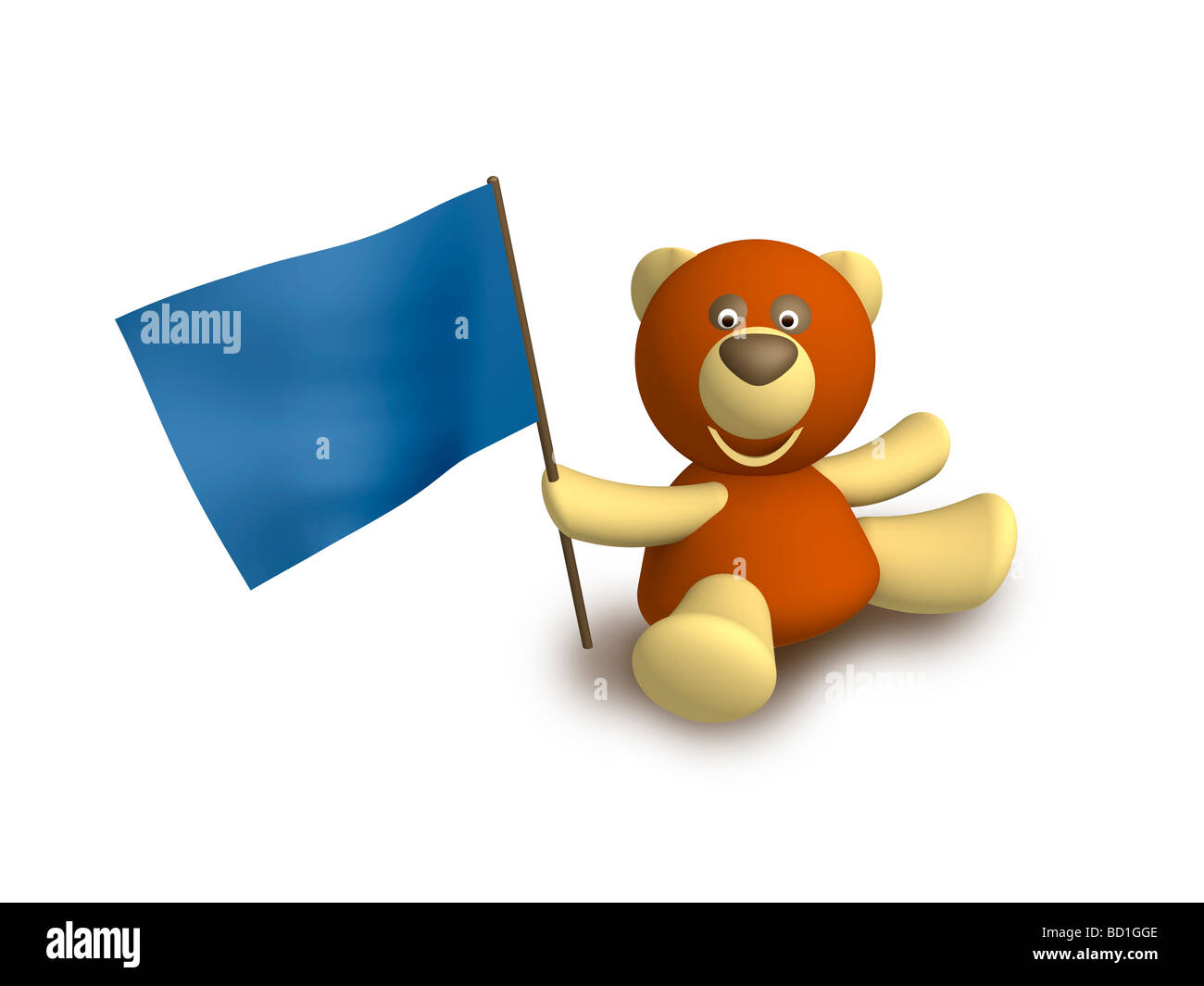 Blue flag - F1 Grand Prix Stock Photo - Alamy