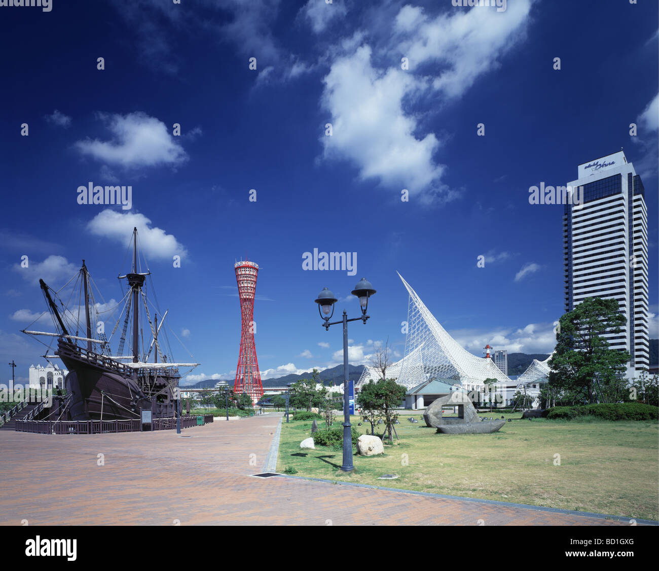 Port Tower at Port of Kobe Kobe city Hyogo prefecture Japan Stock Photo ...