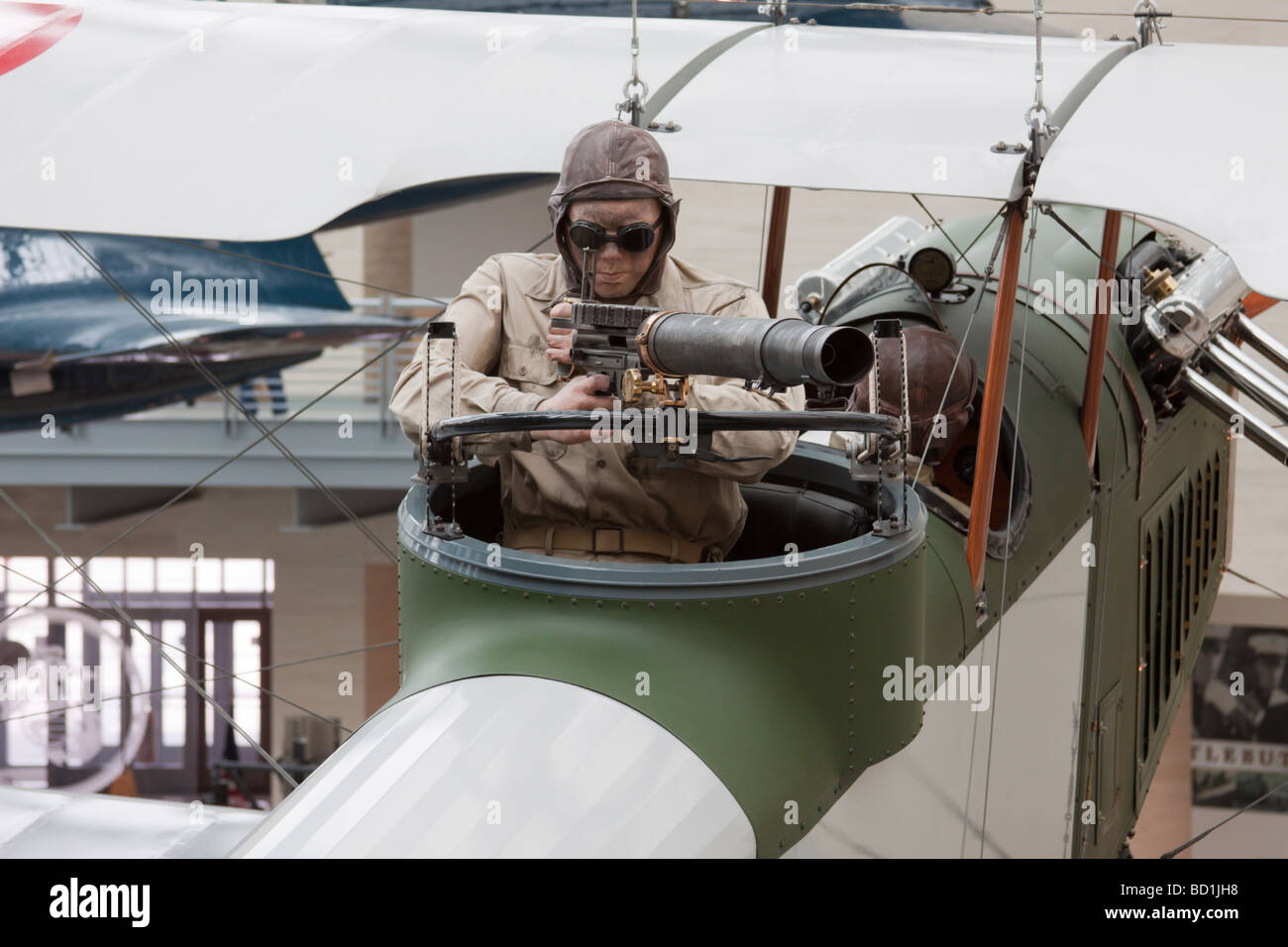 Aircraft exhibit at the US Marine Corps Museum, Quantico, Virginia, USA ...