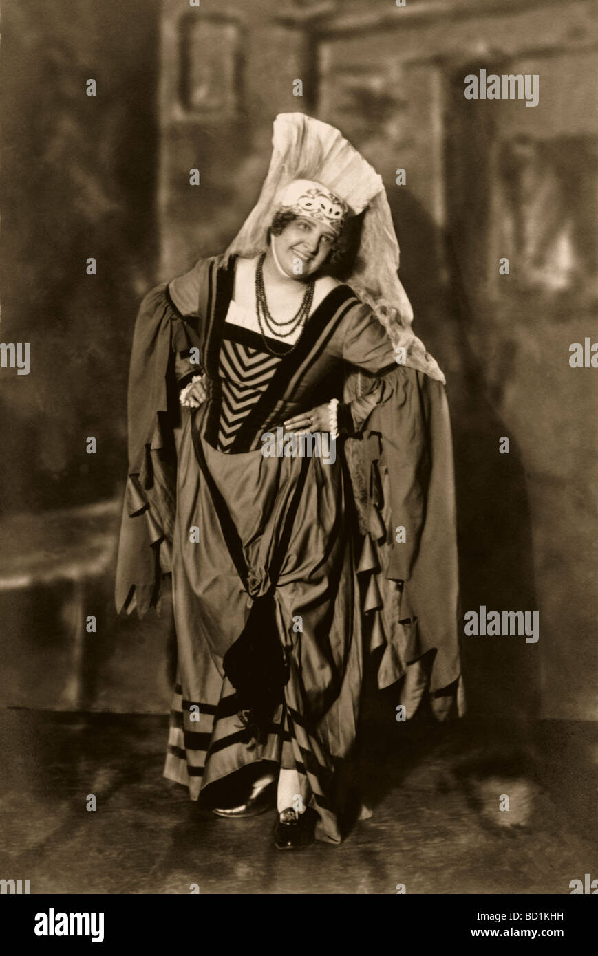 Middle Aged Actress in Medieval Costume Stock Photo - Alamy