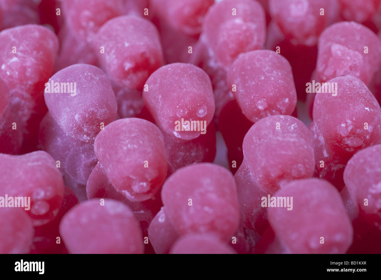 Groups of multi-coloured jelly baby sweets Stock Photo - Alamy