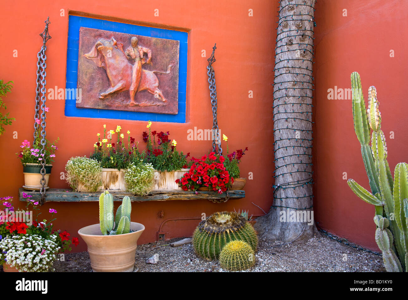 Spanish Village Carefree City Greater Phoenix Area Arizona USA Stock ...