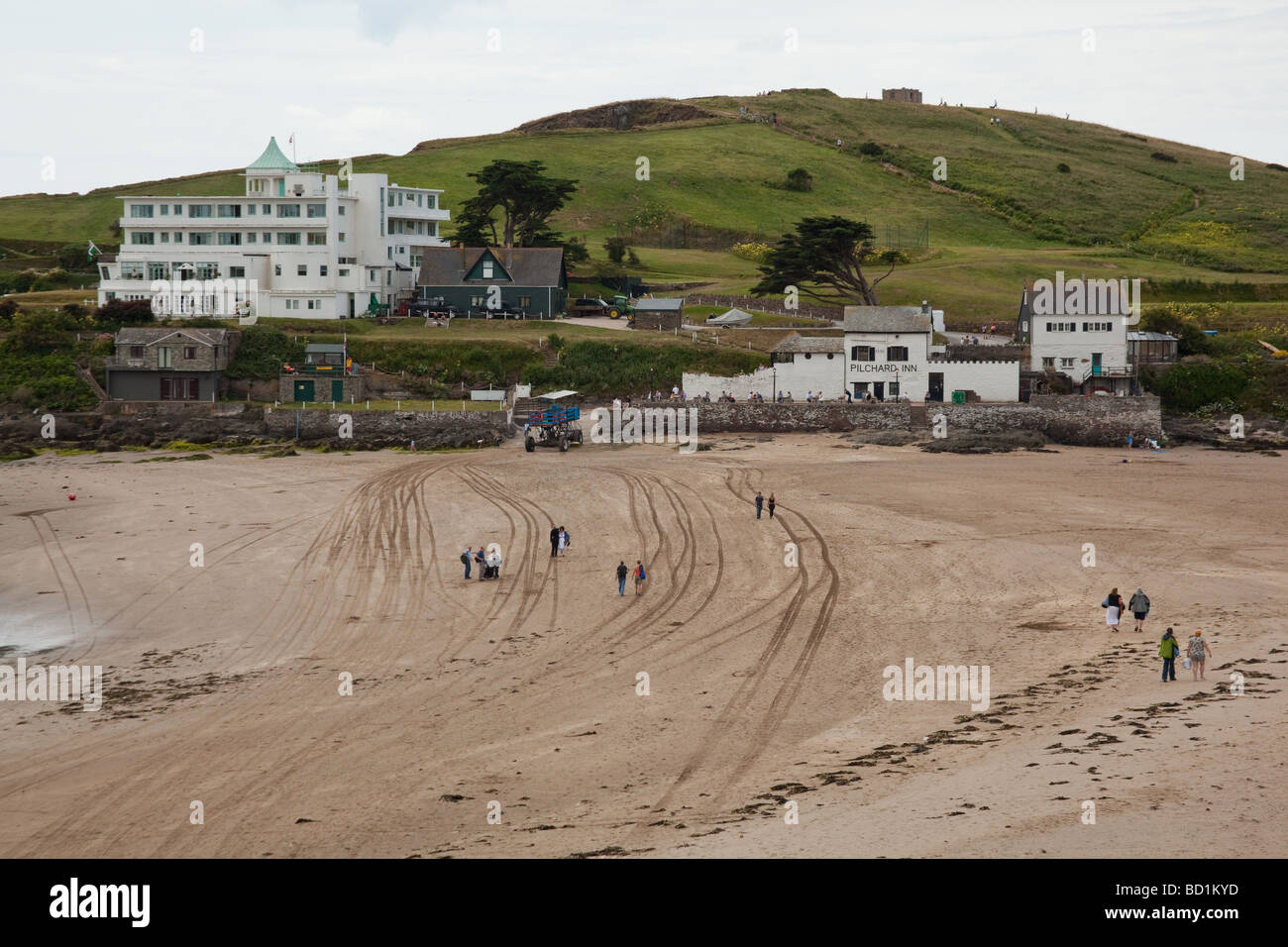 Burgh Island Hotel Devon England Stock Photo - Alamy