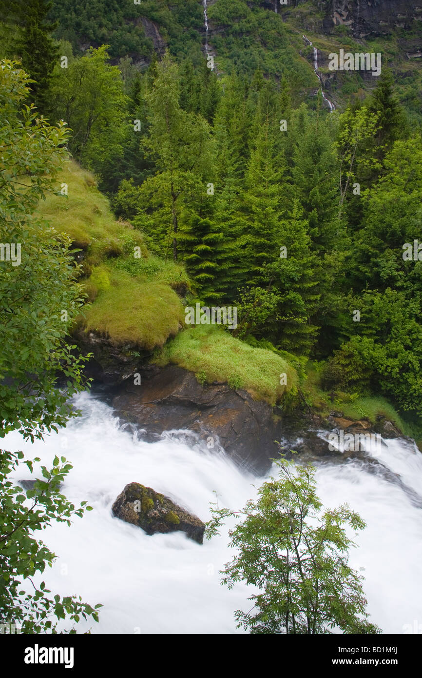 Geirangerfjord and waterfall hi-res stock photography and images - Alamy