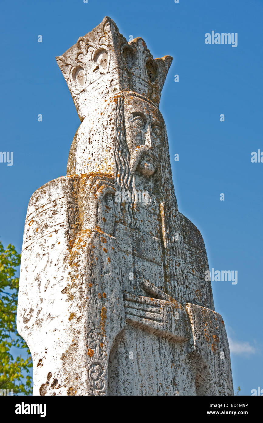 Romanian 16th century stone statue of Neagoe Basarab, Prince of ...